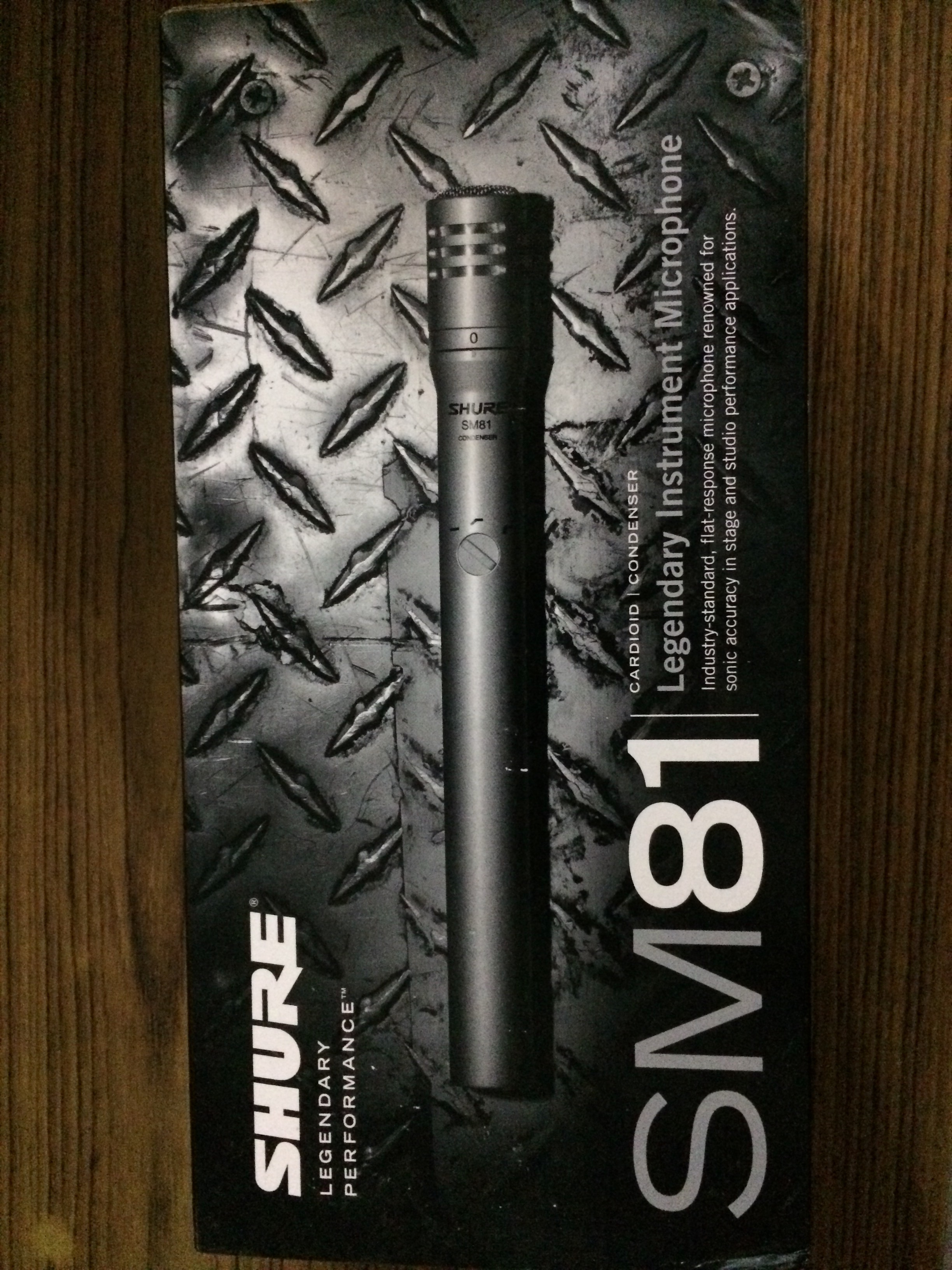 Shure SM81-LC Cardioid Condenser Instrument Microphone : Amazon.in ...