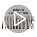 Amazon.com: 10pcs Short Handle White Hog Hair Artist Paint Brush Set by ...