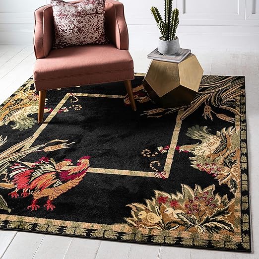 Amazon.com: Unique Loom Barnyard Collection French Country Inspired ...