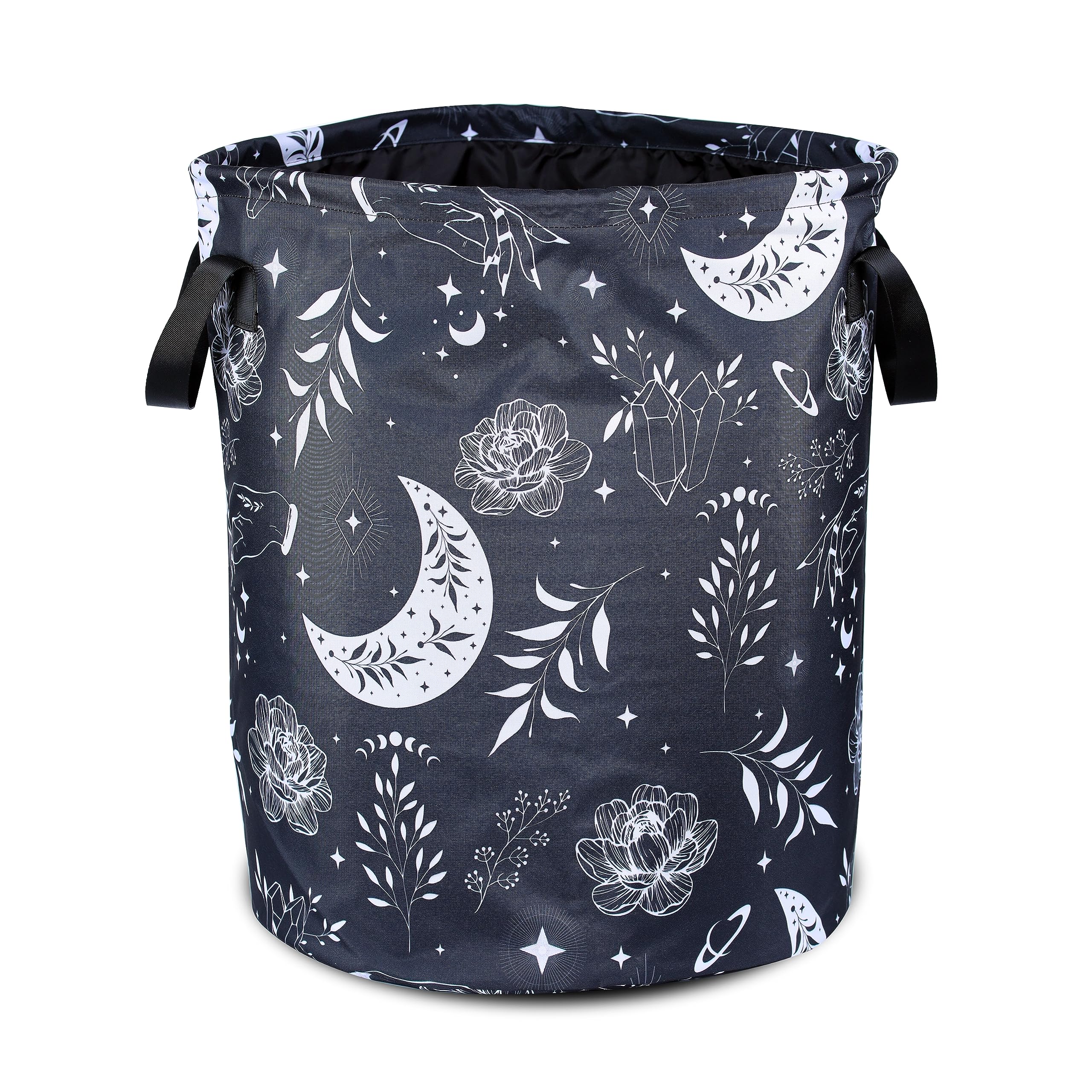 Amazon.com: Gothic Moon Laundry Basket Moon Phase Foldable Oxford Cloth ...