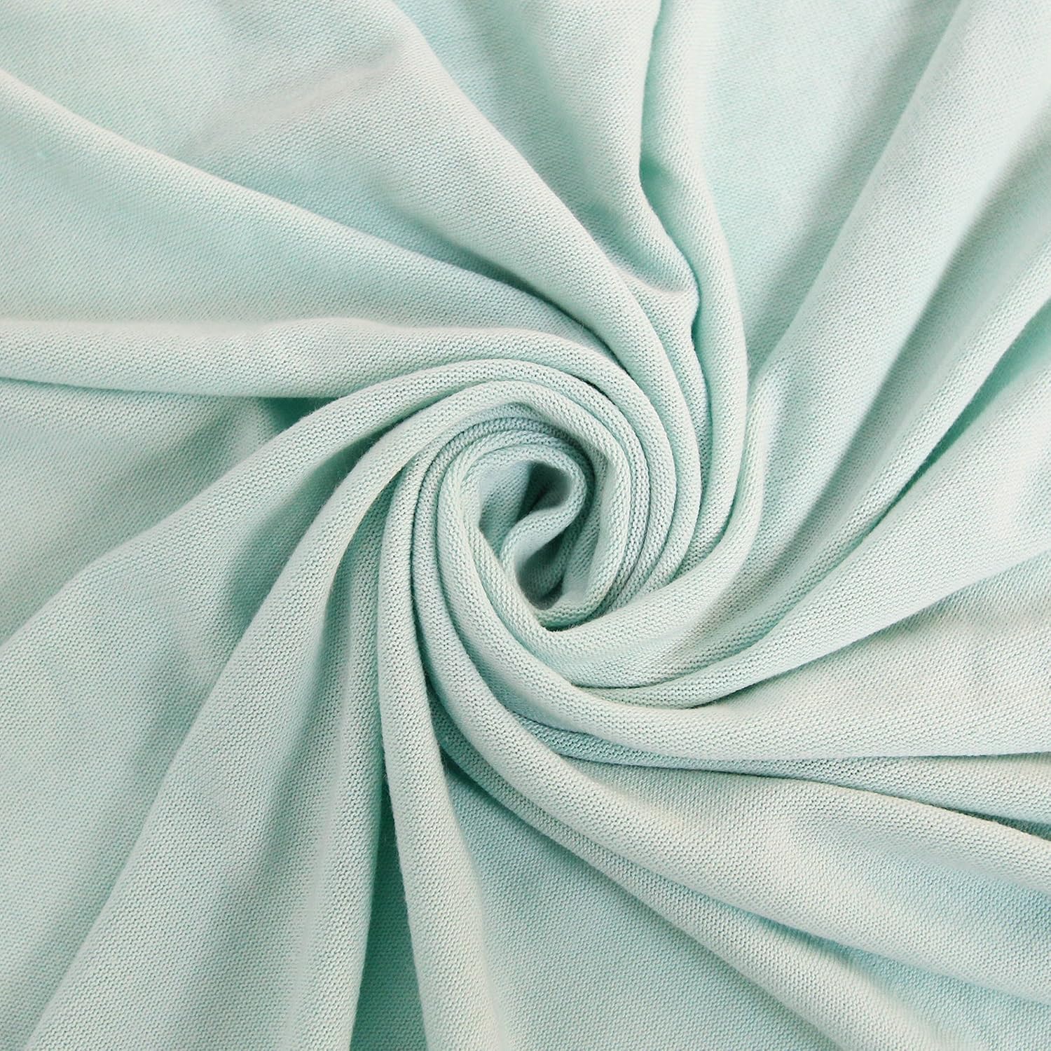 Amazon.com: Stretch Jersey with Merino-Like Wool Hacci Brush (Seafoam Pale)