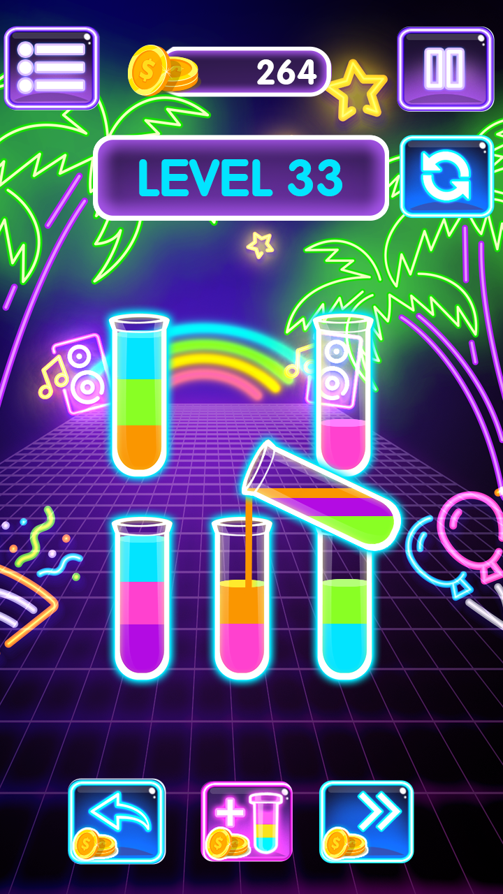 Neon Water Sort - Sort Them All Water Puzzle - App on Amazon Appstore