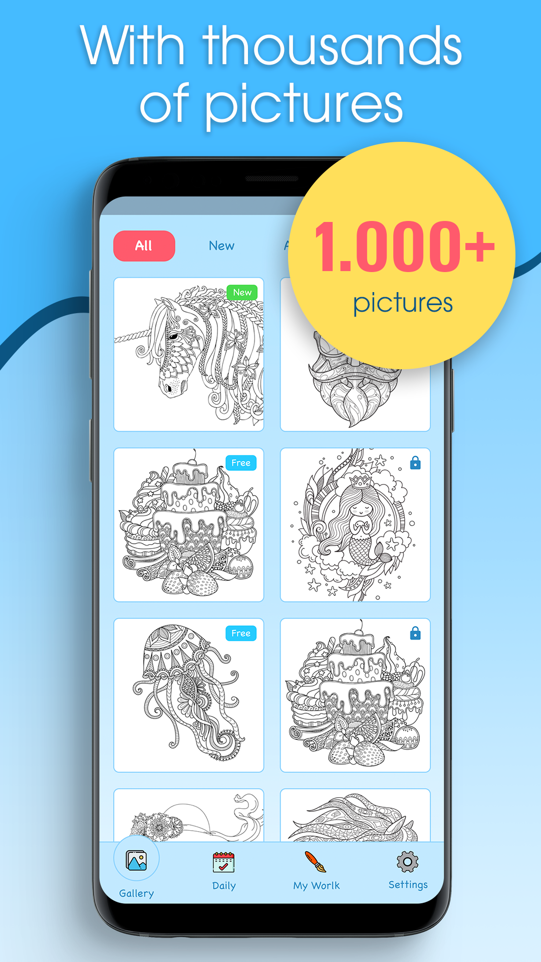 Coloring Book For Adults: Mandalas Coloring Book - Coloring app ...