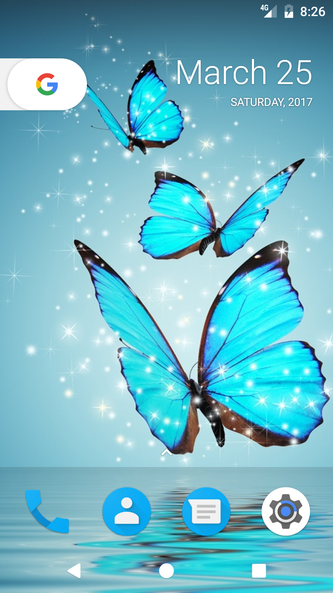 Blue Butterfly Desktop Wallpaper