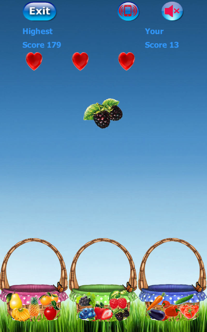 Bucket Fruit 2 sort kids game - App on Amazon Appstore
