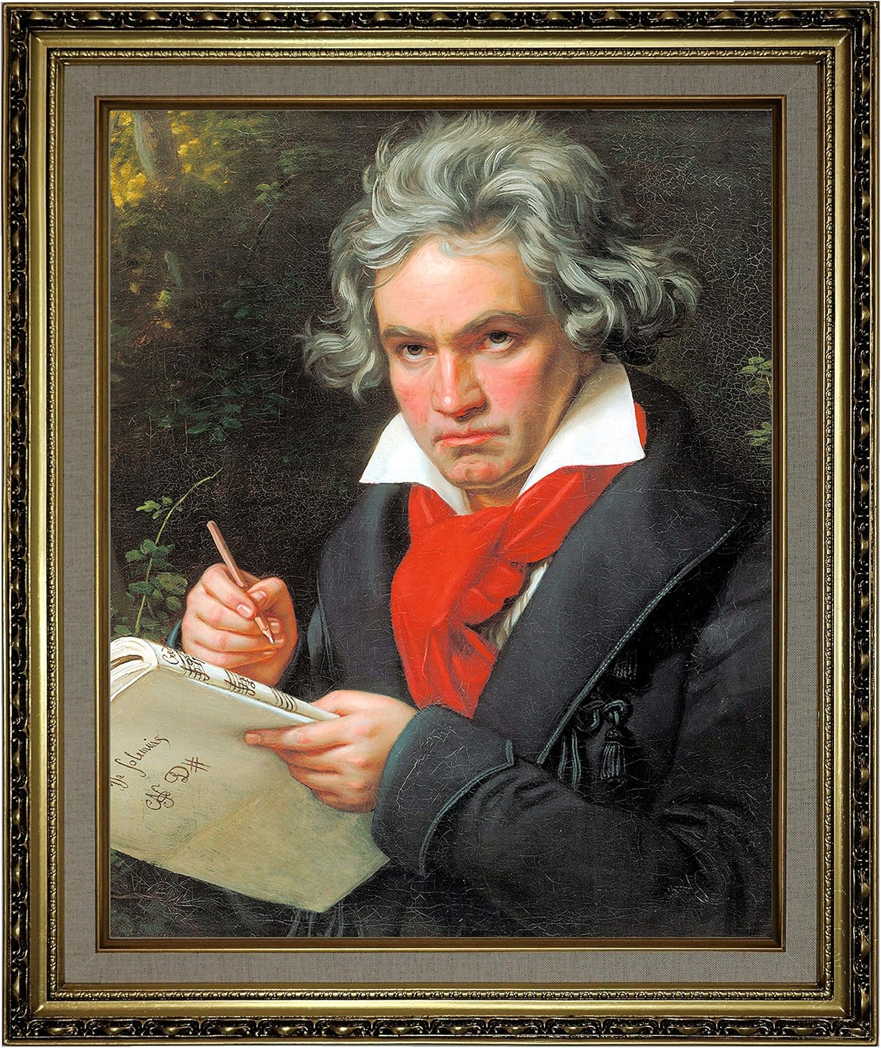 Amazon.com: Historic Art Gallery Portrait of Ludwig Van Beethoven When ...