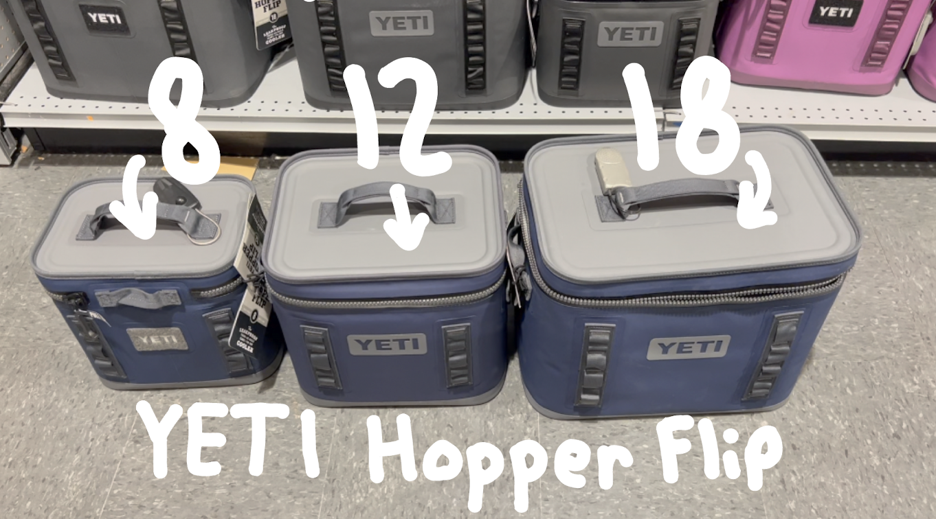 Watch Yeti Hopper Flip Size Differences on Amazon Live