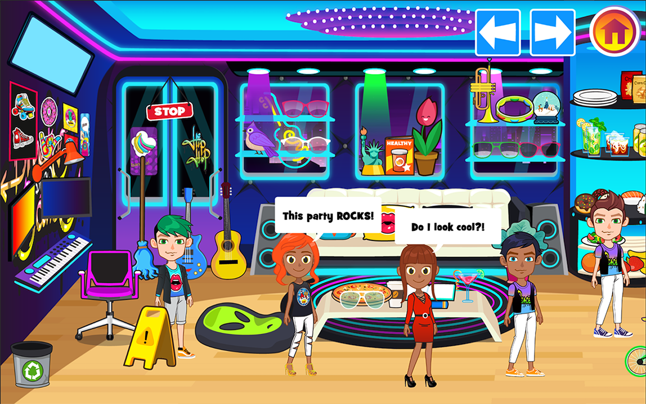 Neon Night Club - Kids Pretend Dance Games FREE - App on Amazon Appstore