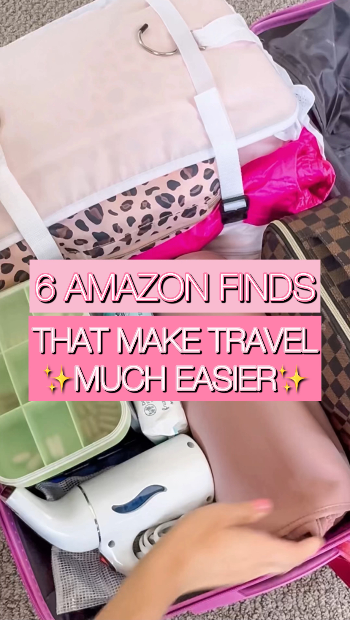 Watch 6 Amazon Finds that Make Travel So Much Easier on Amazon Live