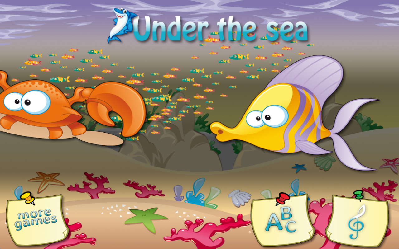 Under the sea - Educational Learning Game for Kids and Toddlers - App ...