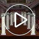 Amazon.com: White Wedding Column, 8PCS White Carved Pillars, Wedding ...
