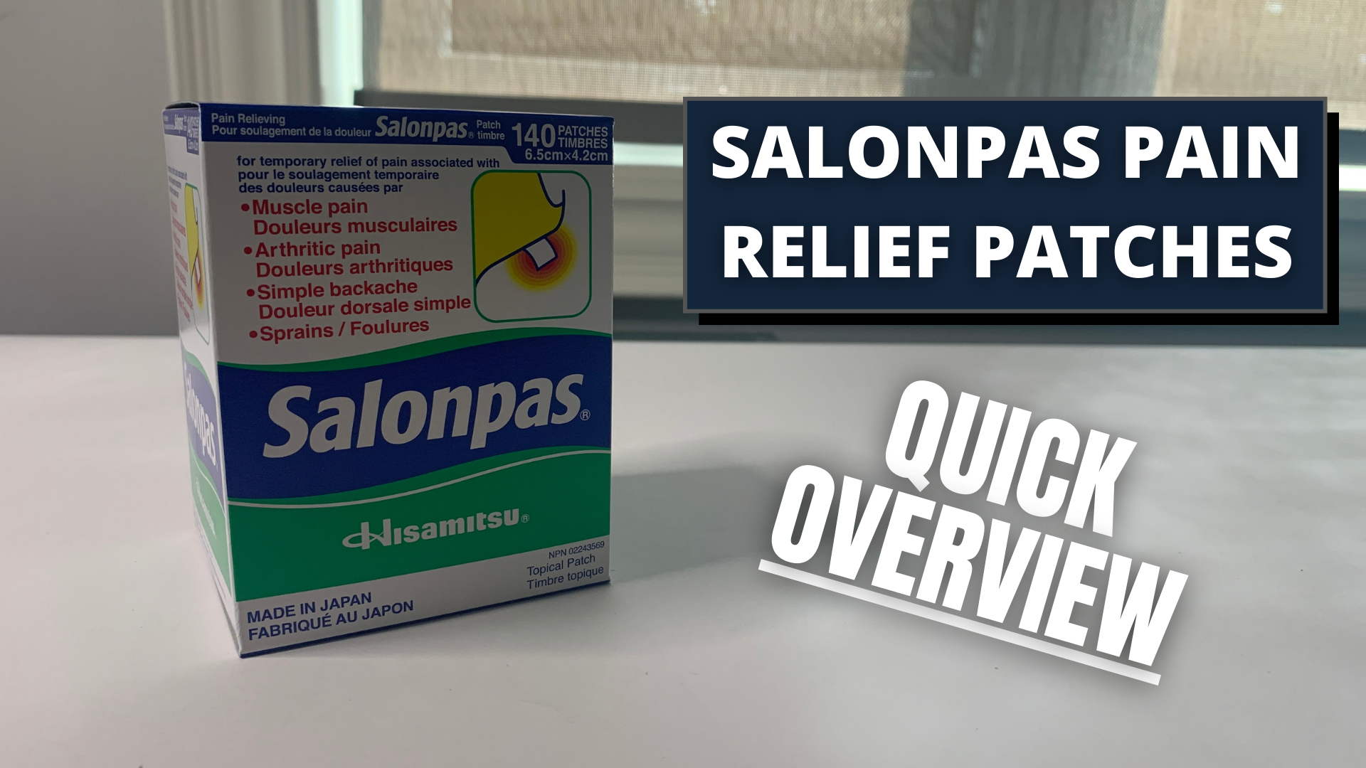 Watch Salonpas Pain Relief Patches Quick Look! on Amazon Live