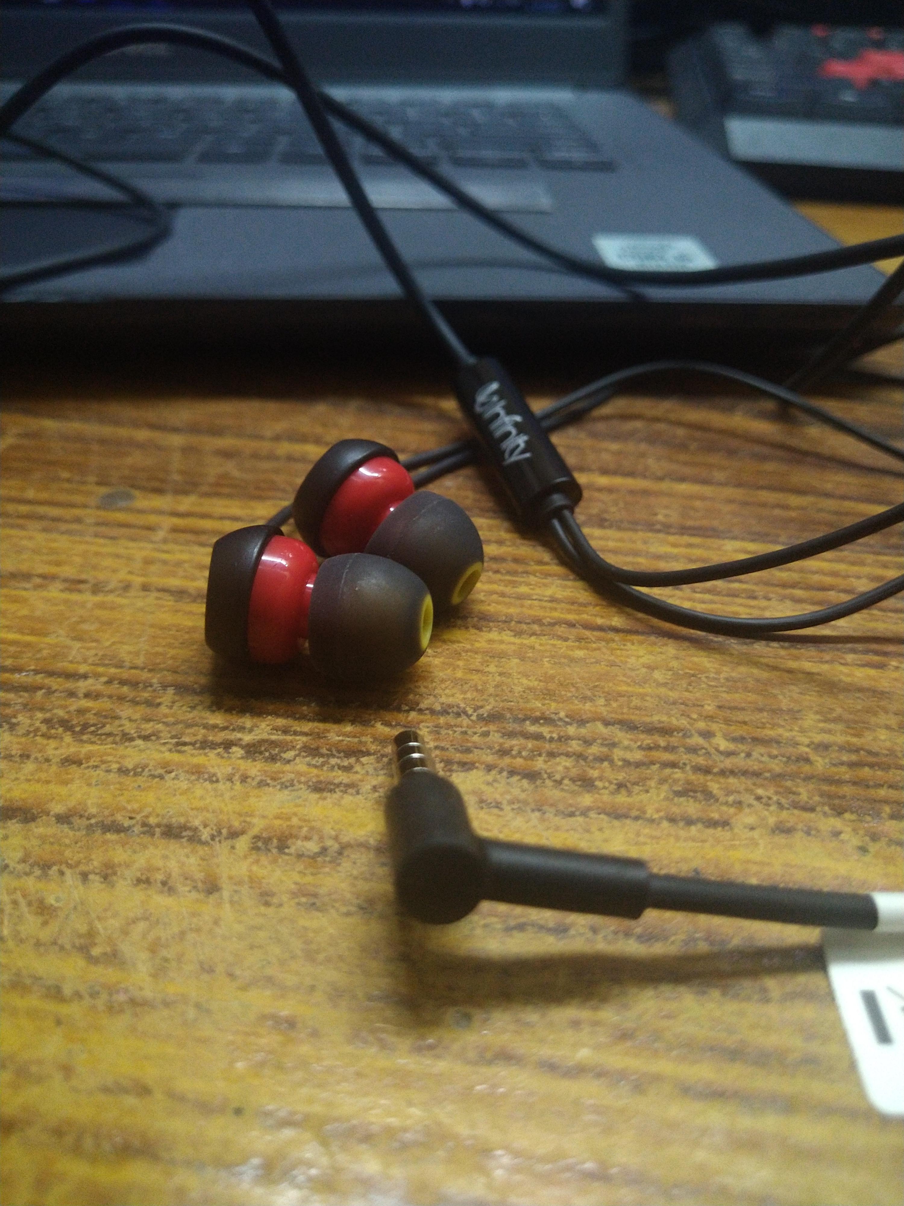 Infinity Zip 20 Wired in Ear Earphones with Mic (Black) : Amazon.in ...