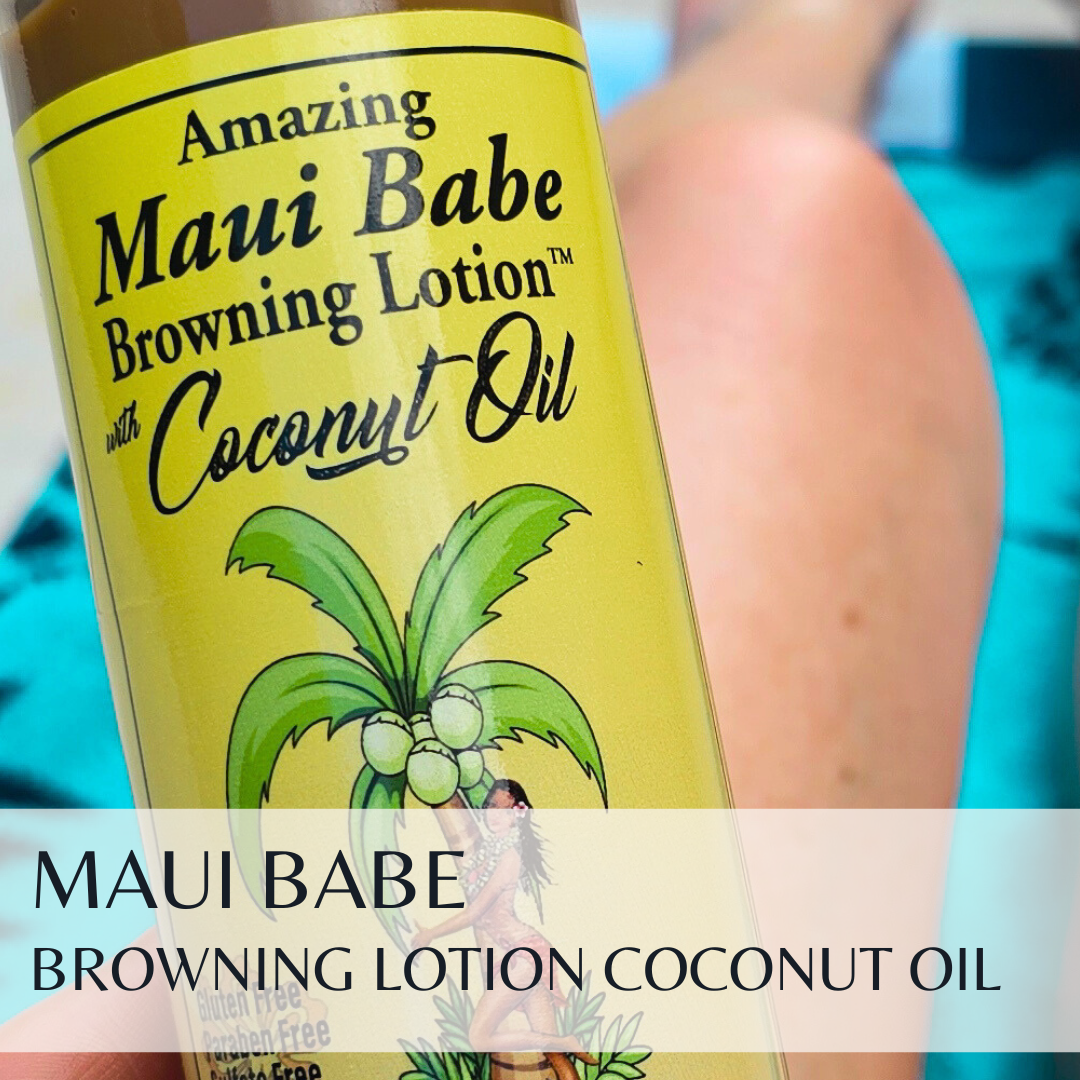 Watch Maui Babe Browning Lotion With Coconut Oil For Tanning On Amazon Live 2892