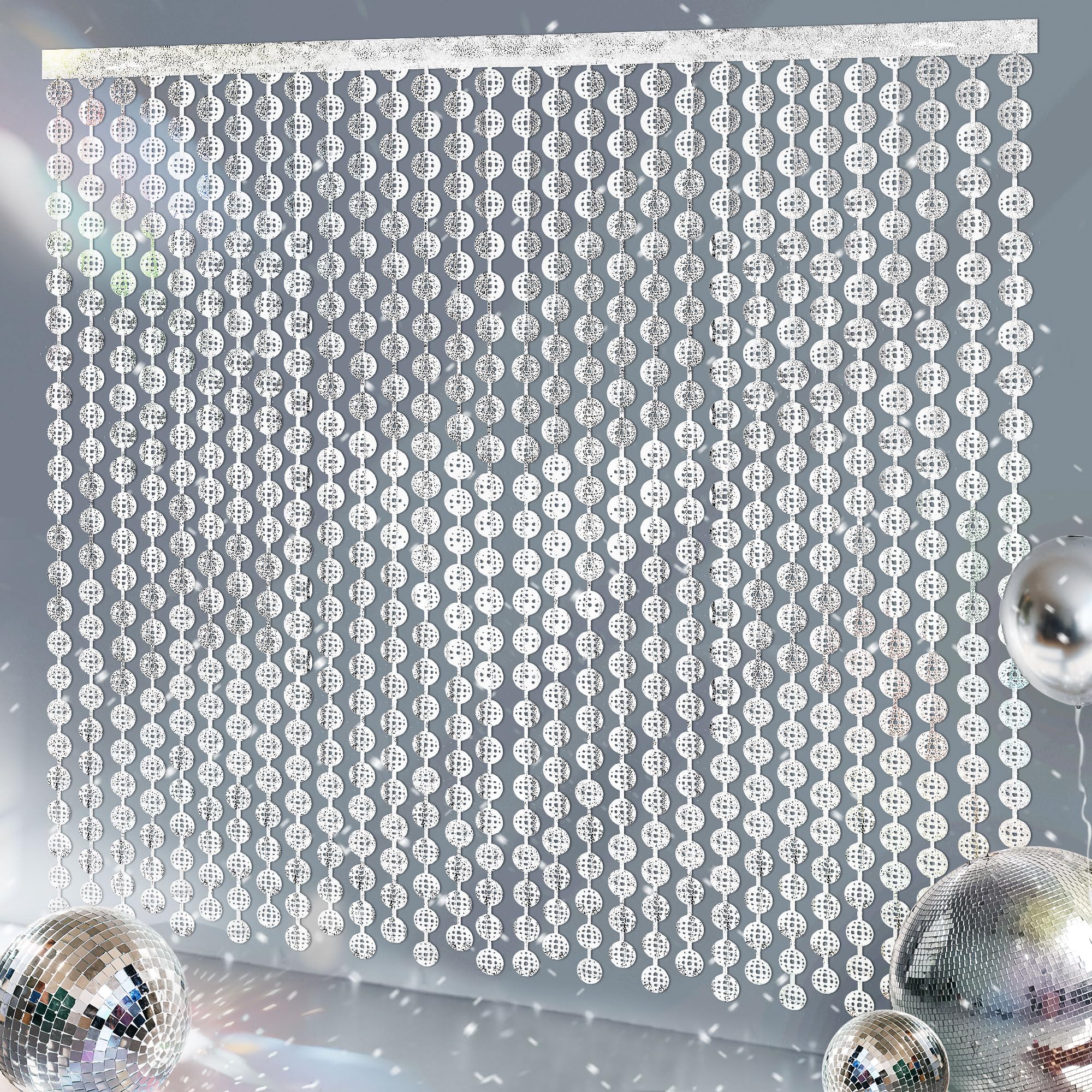 Snapklik.com : Max Shape Disco Ball Foil Curtains