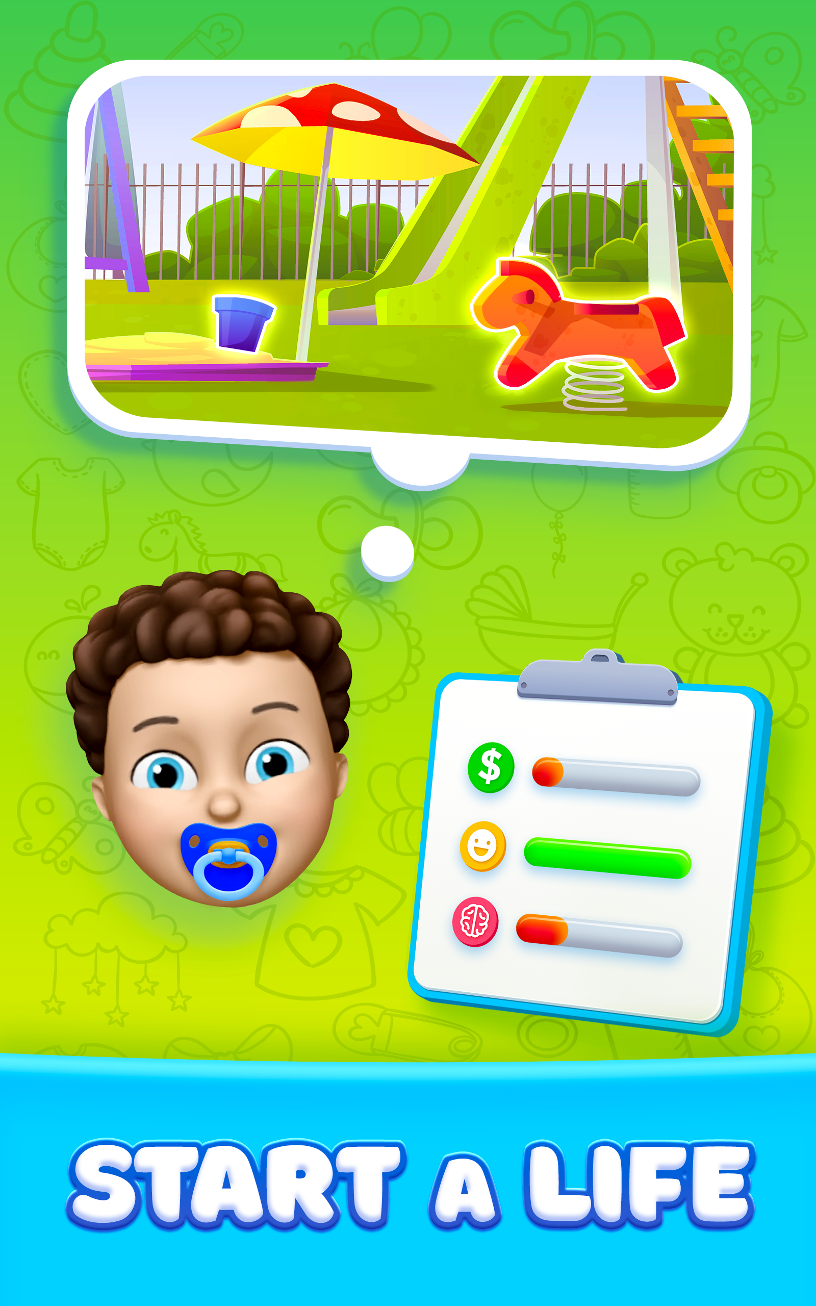 Real Life Sim is a text simulator! Live your life again: from infancy ...