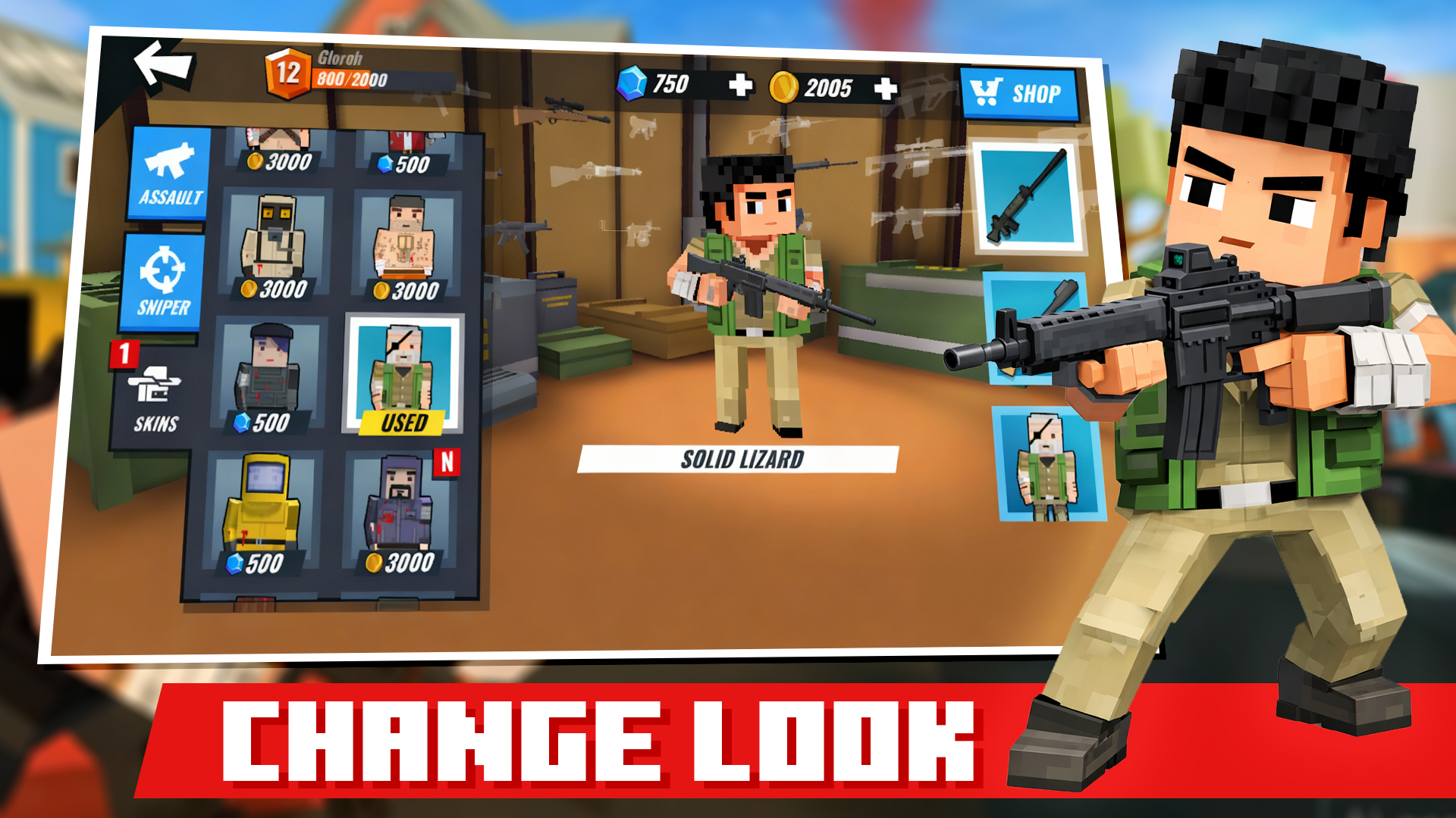 Pixel Block Gun Strike: FPS Shooter Wars - Open World Sandbox ...