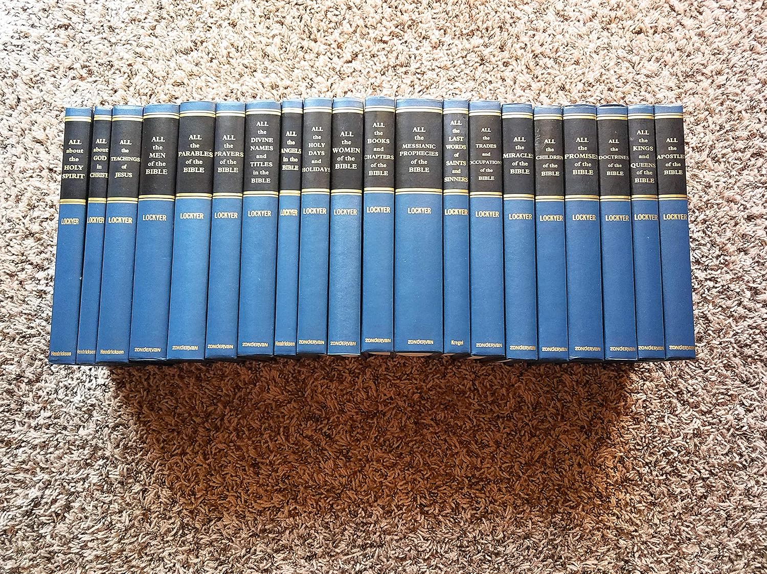All in the Bible Study Series 20 Volume Set: Herbert Lockyer: Amazon ...