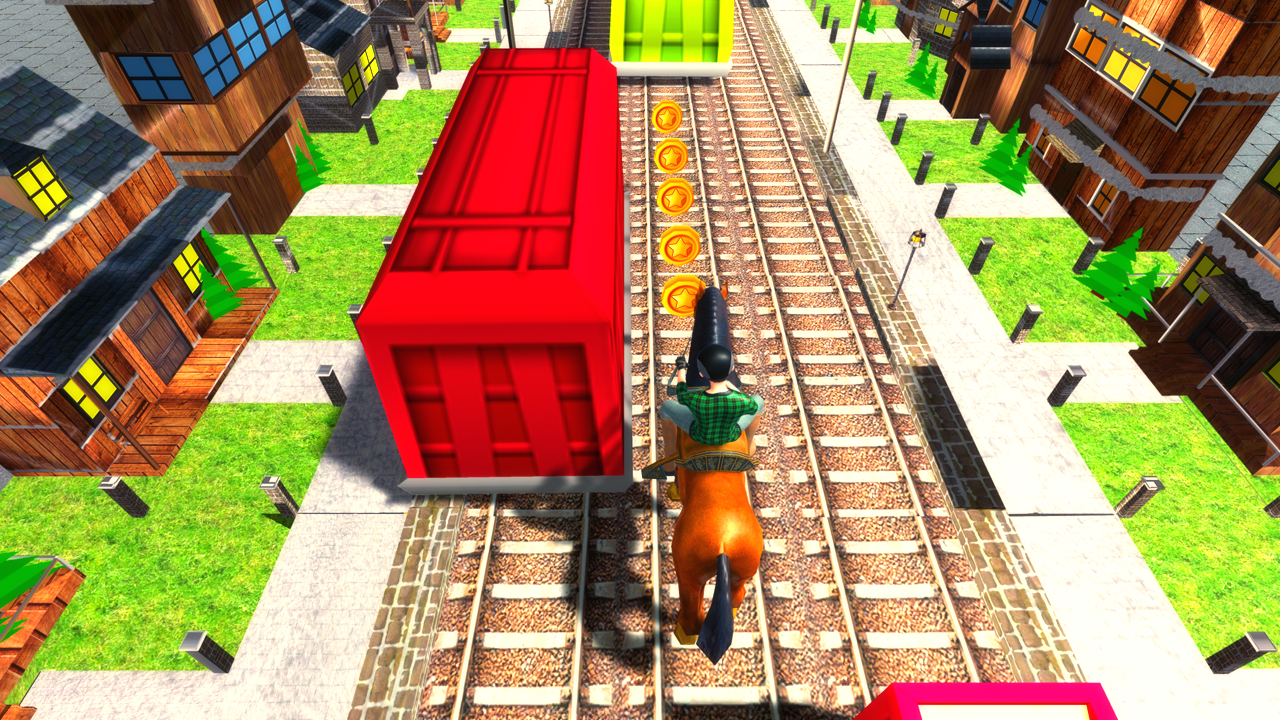 Crazy Horse Riding Running Game 3D: Free Games For Kids - Application ...