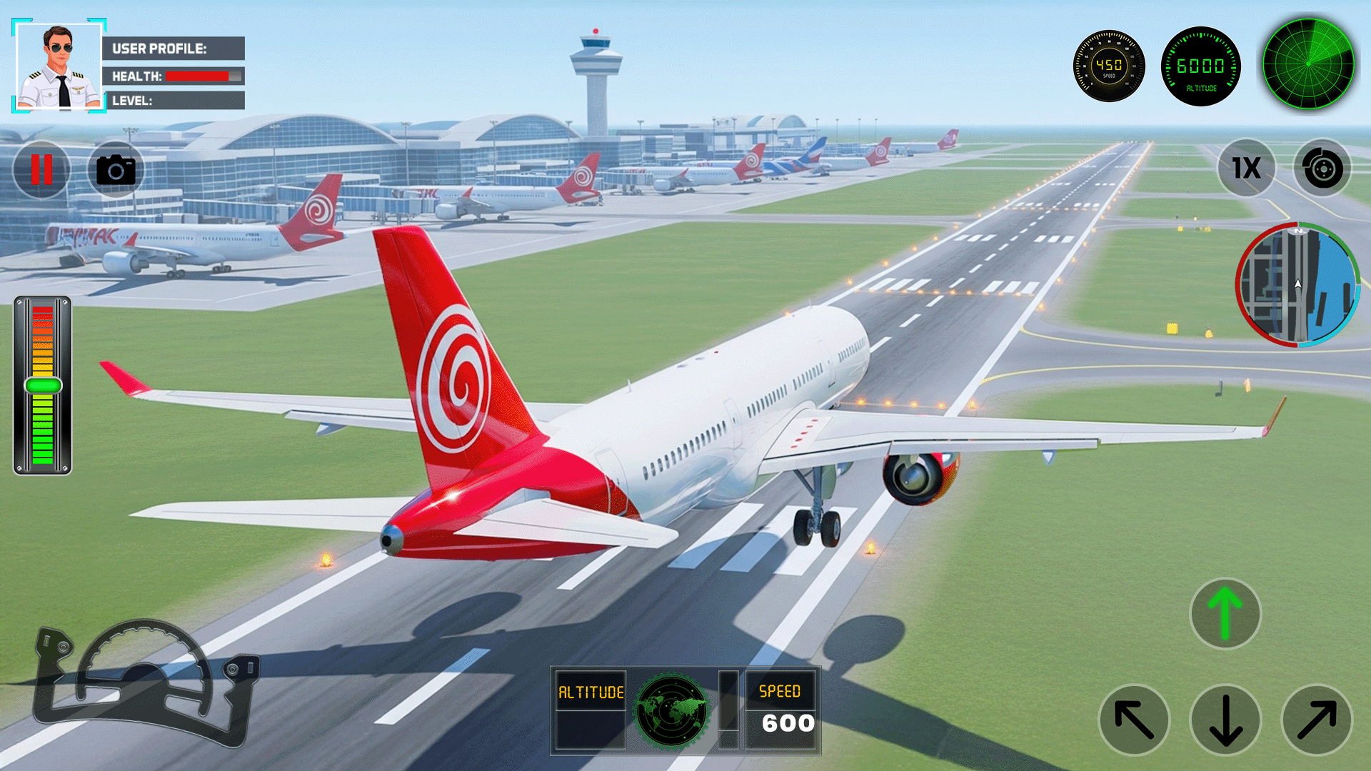 Real Pilot Flight Airplane Simulator - New Flying Airline Games 2025 ...