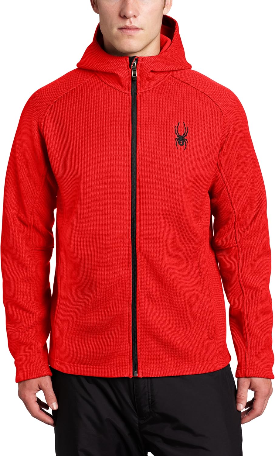 Amazon.com: Spyder Men's Upward Full Zip Hoody Mid Weight Core Sweater ...