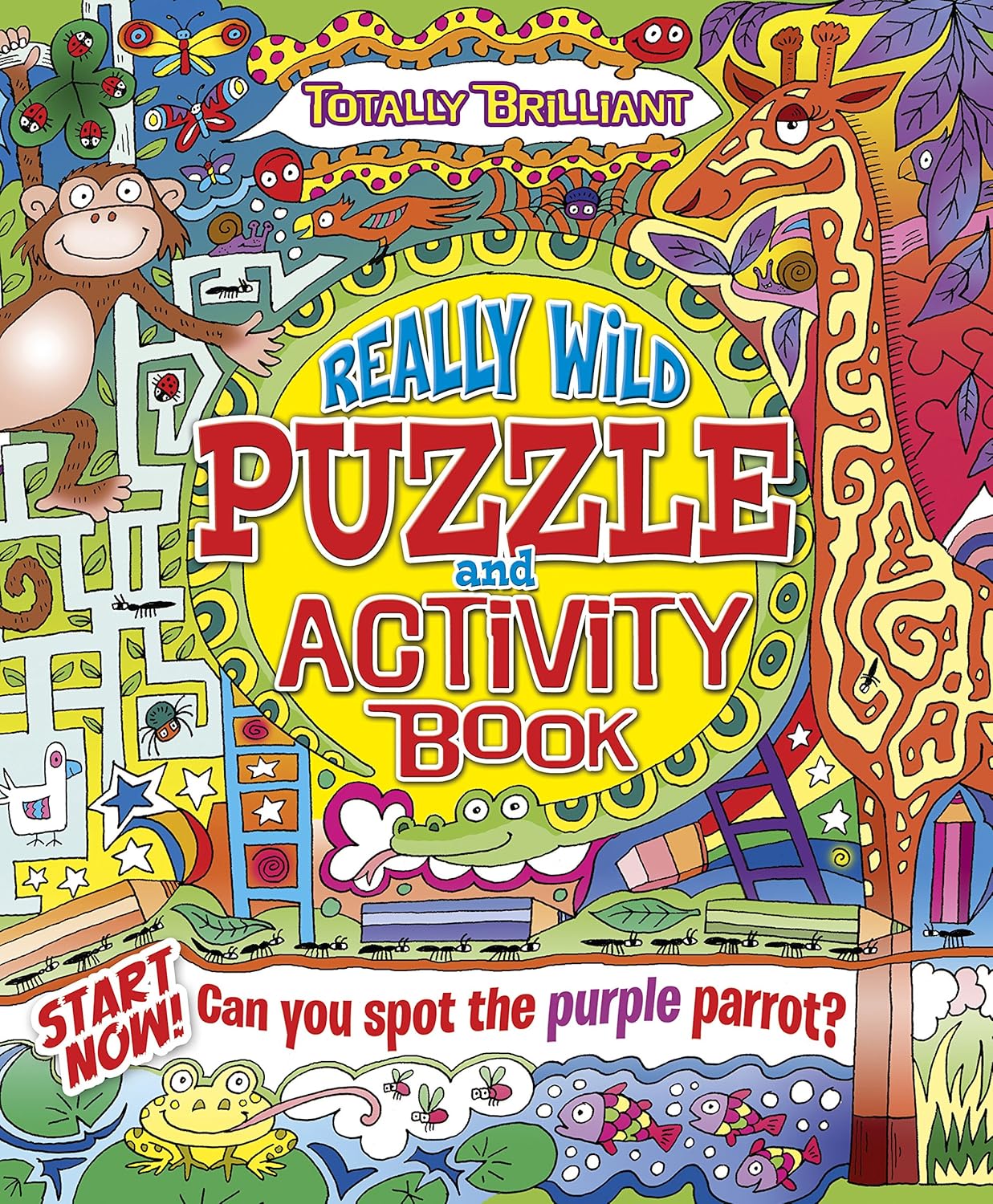 Amazon | Totally Brilliant Really Wild Puzzle and Activity Book | Regan ...