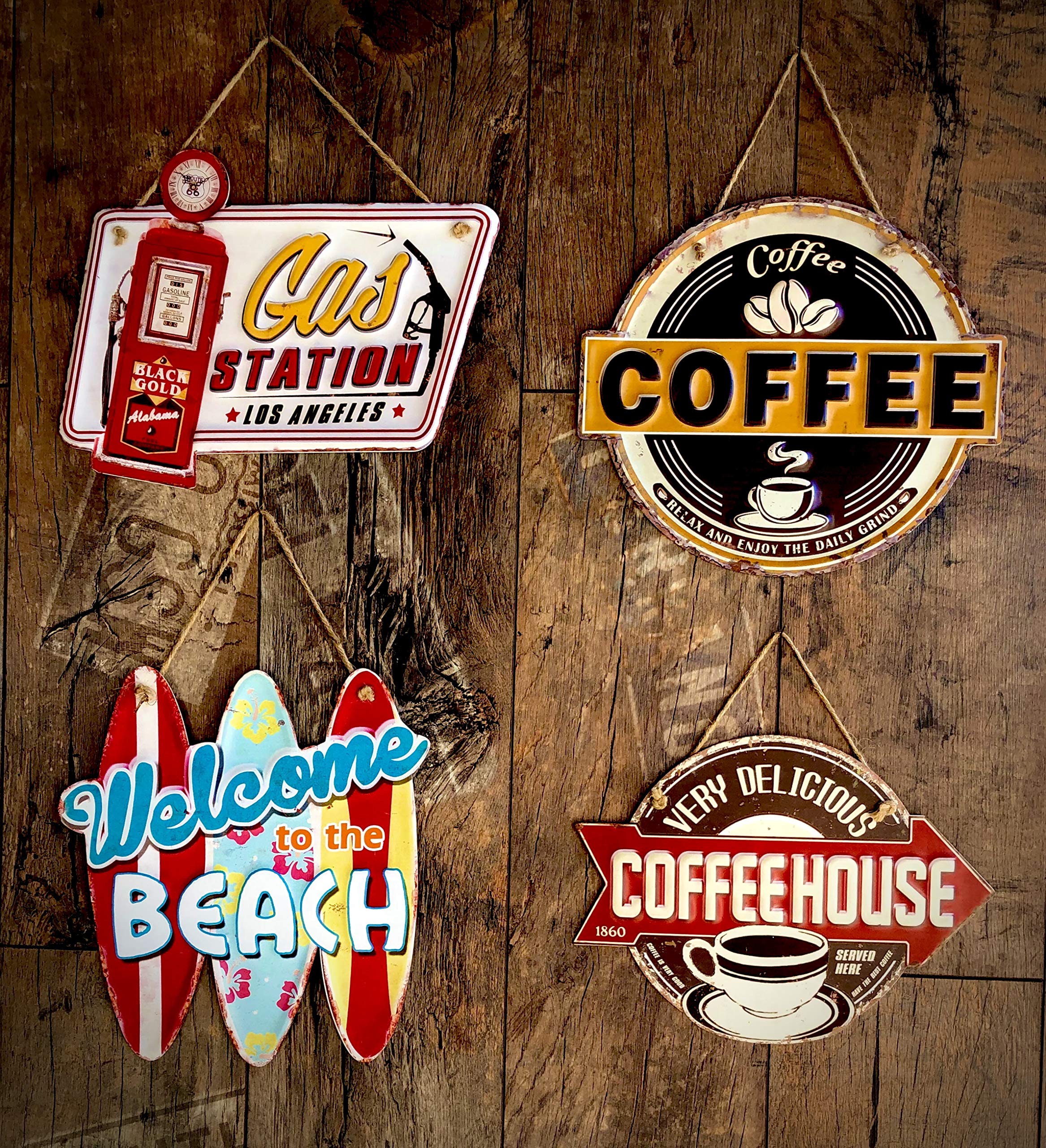 Vintage Coffee Shop Sign