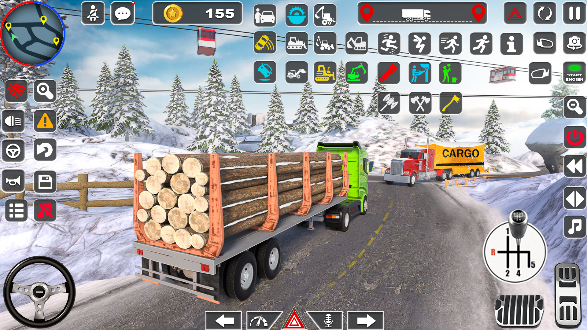 Cargo Transporter Game 2024: Log Transporter Offroad Truck Driving ...