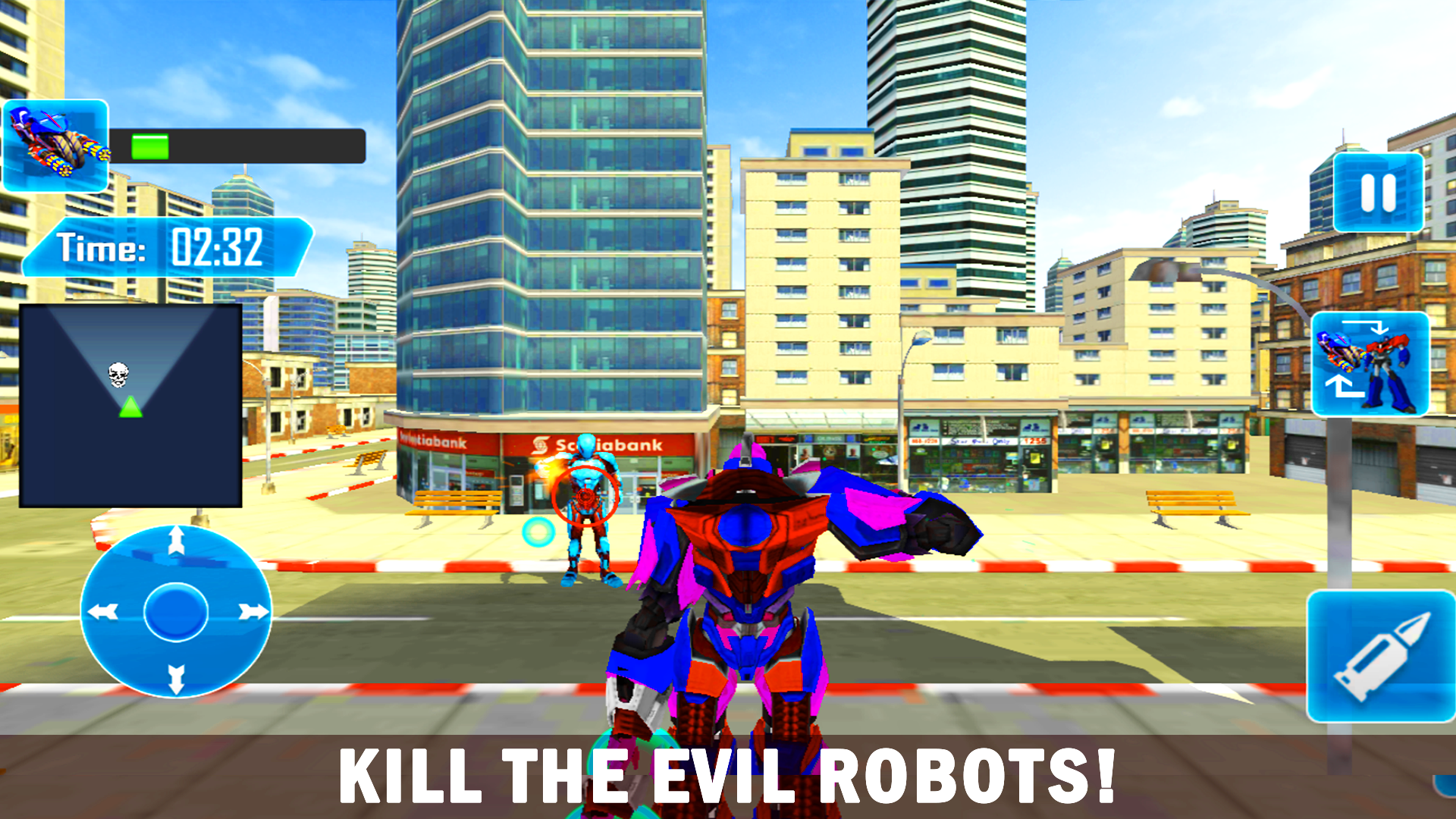 Police Robot Transform Top Speed Super Stunt Moto Bike: Robot City ...