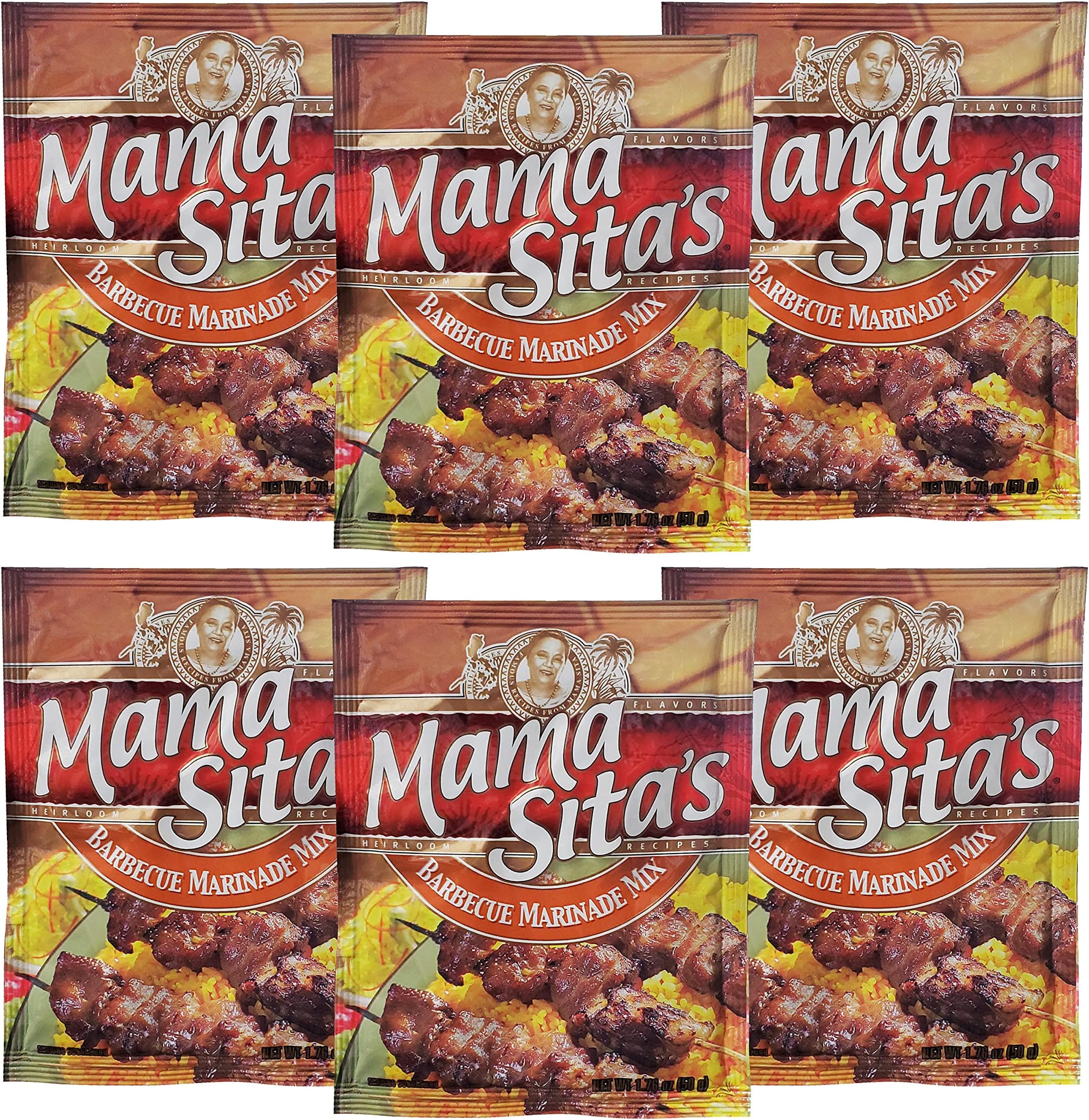 Amazon.com : Mama Sitas Caldereta Spicy Sauce Mix 1.76oz (50g) 6 Pack ...