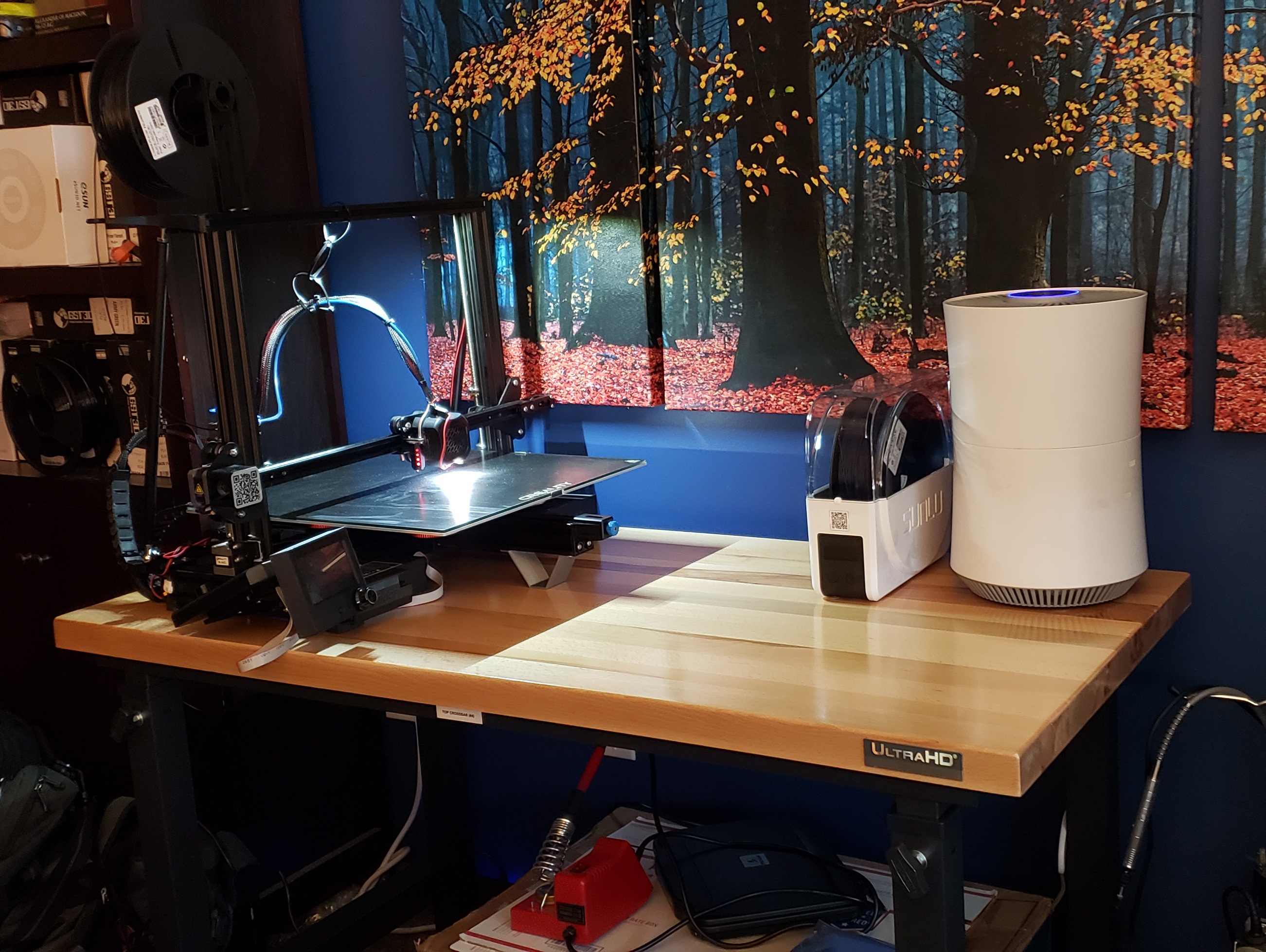 $45/mo - Finance Seville Classics UltraHD Workbench Desk Table, 48 ...