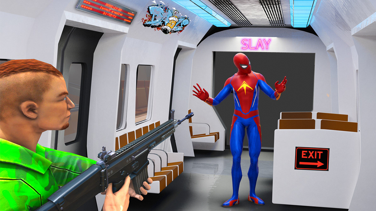 Spider Superhero Flying Game 3D: Gangster Mafia Fighting Spider Rope ...