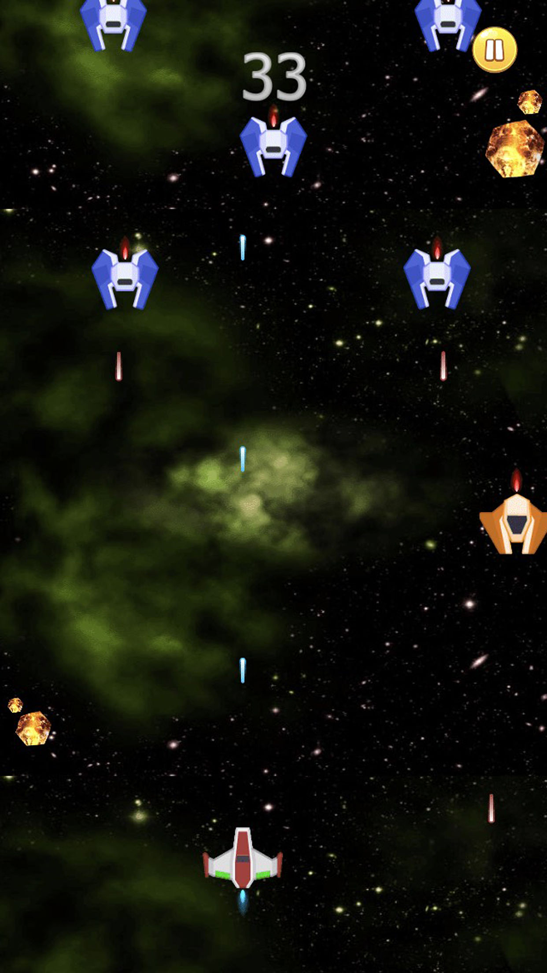 Space Hero Galaxy Wars Game Plane Defender Aircraft Fighting Spacecraft ...
