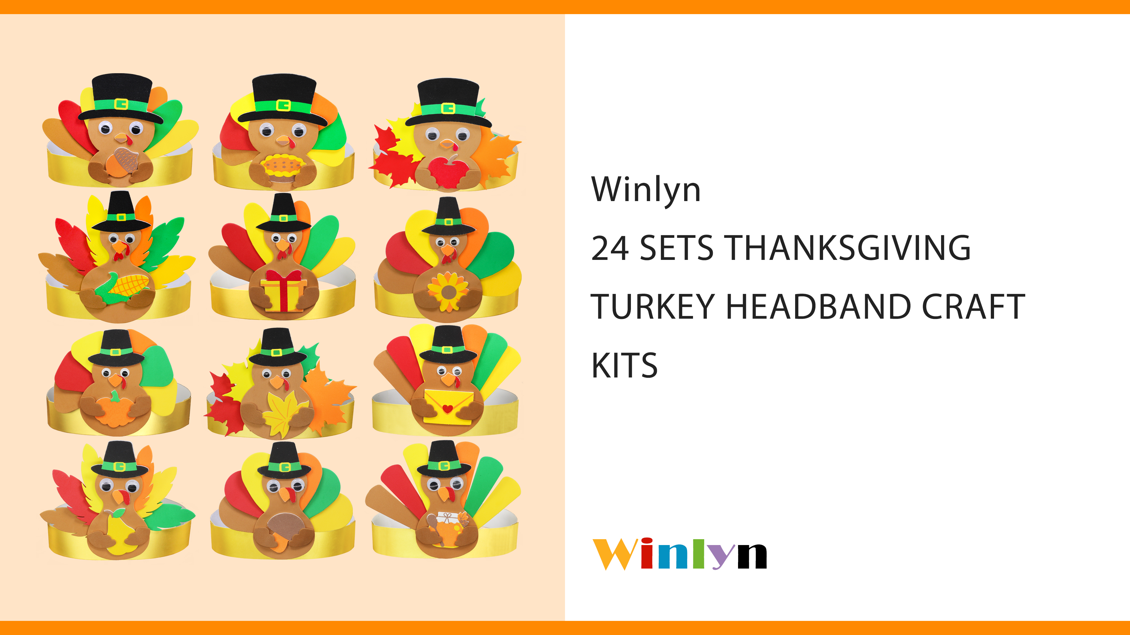 Turkey Headband Template