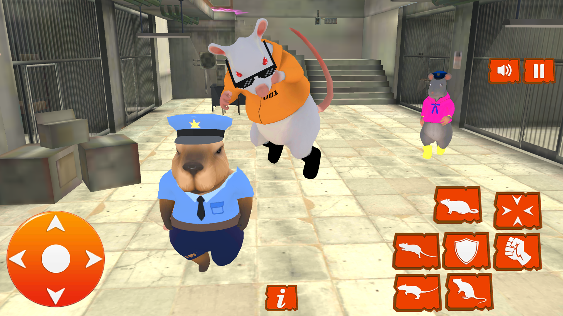 Ratten-Gefängnis-Ausbruch, Idle-Polizei-Flucht, Tycoon-Abenteuerspiel ...