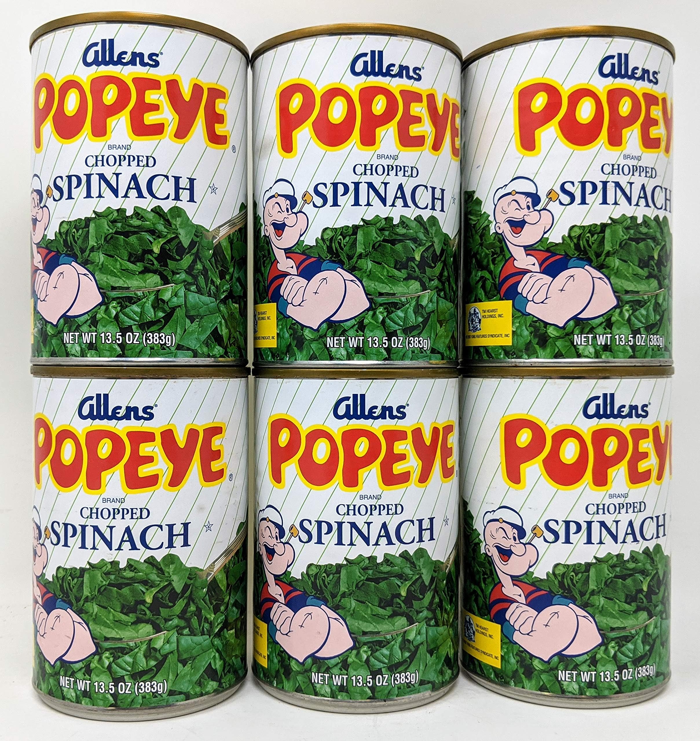 Amazon.com : Del Monte Canned Fresh Cut Chopped Spinach, 13.5 Ounce ...