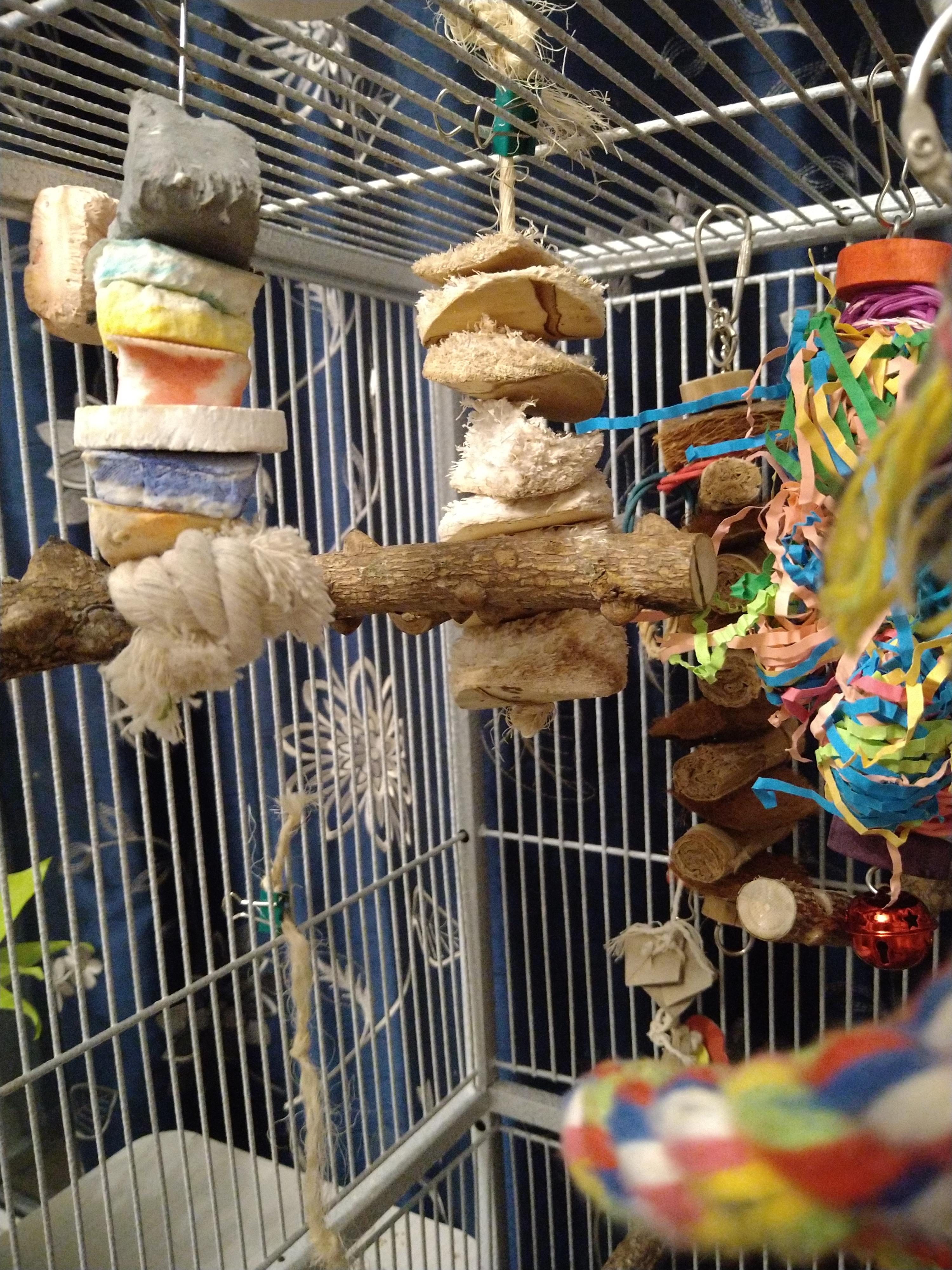 Wesco Pet Mini Bird Kabob Shreddable Bird Toy : Amazon.co.uk: Pet Supplies