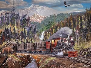 Amazon.com: Ceaco - Ted Blaylock - Placerville - 750 Piece Jigsaw ...