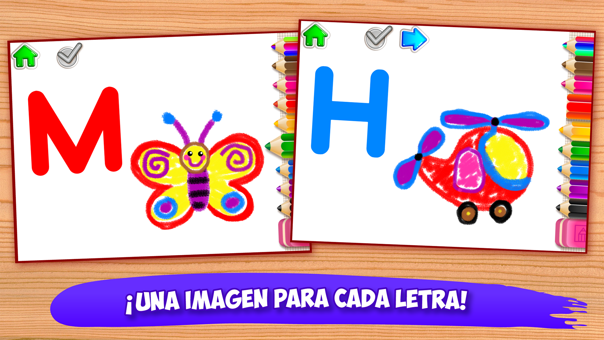 Aplicación ABC Dibujos! Aprender a Dibujar Letras Juego Infantil ...