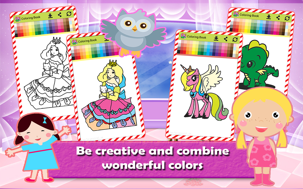 Starfall Girls Coloring Book - App on the Amazon Appstore