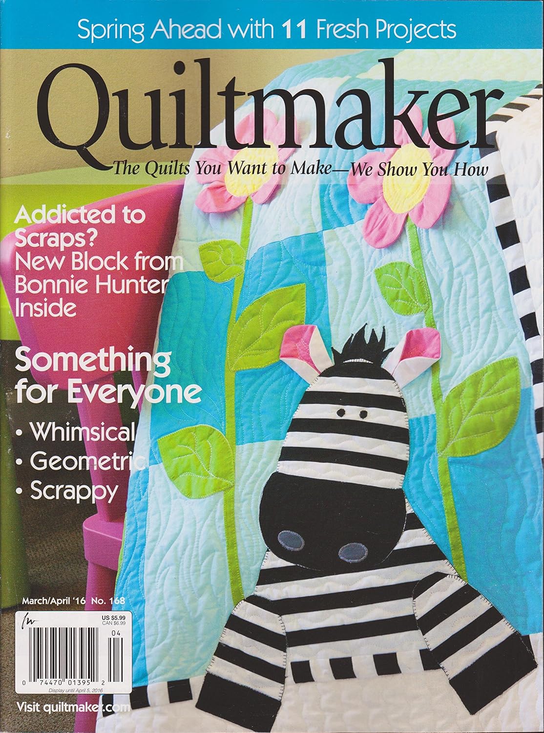 Quiltmaker Magazine March/April 2016: Amazon.com: Books