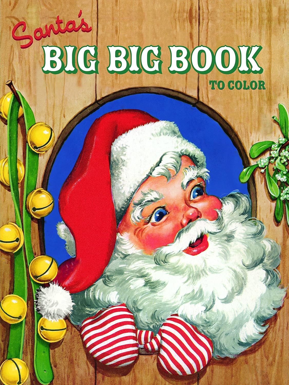 Santa's Big Big Book to Color: Golden Books: 9780375836510: Books ...