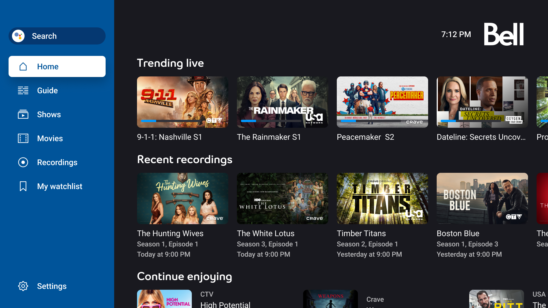Bell Fibe TV - App on Amazon Appstore