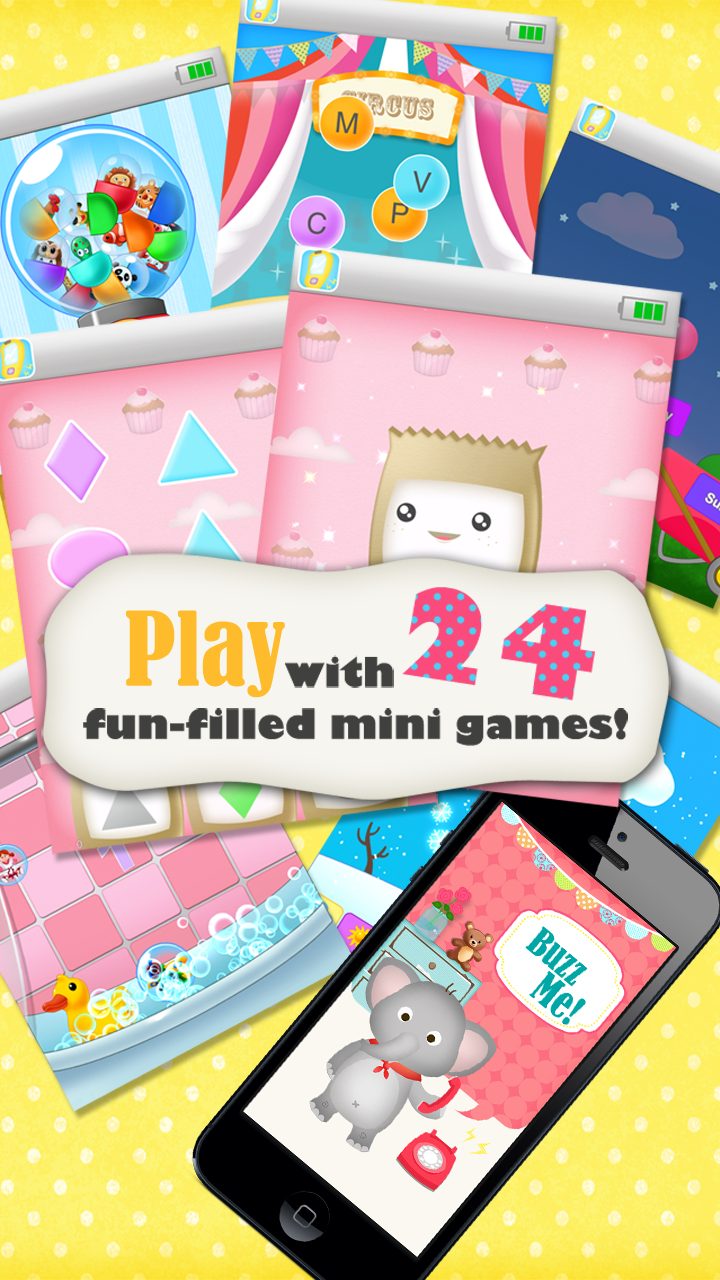 Buzz Me! Kids Toy Phone Free - All in One children activity center ...