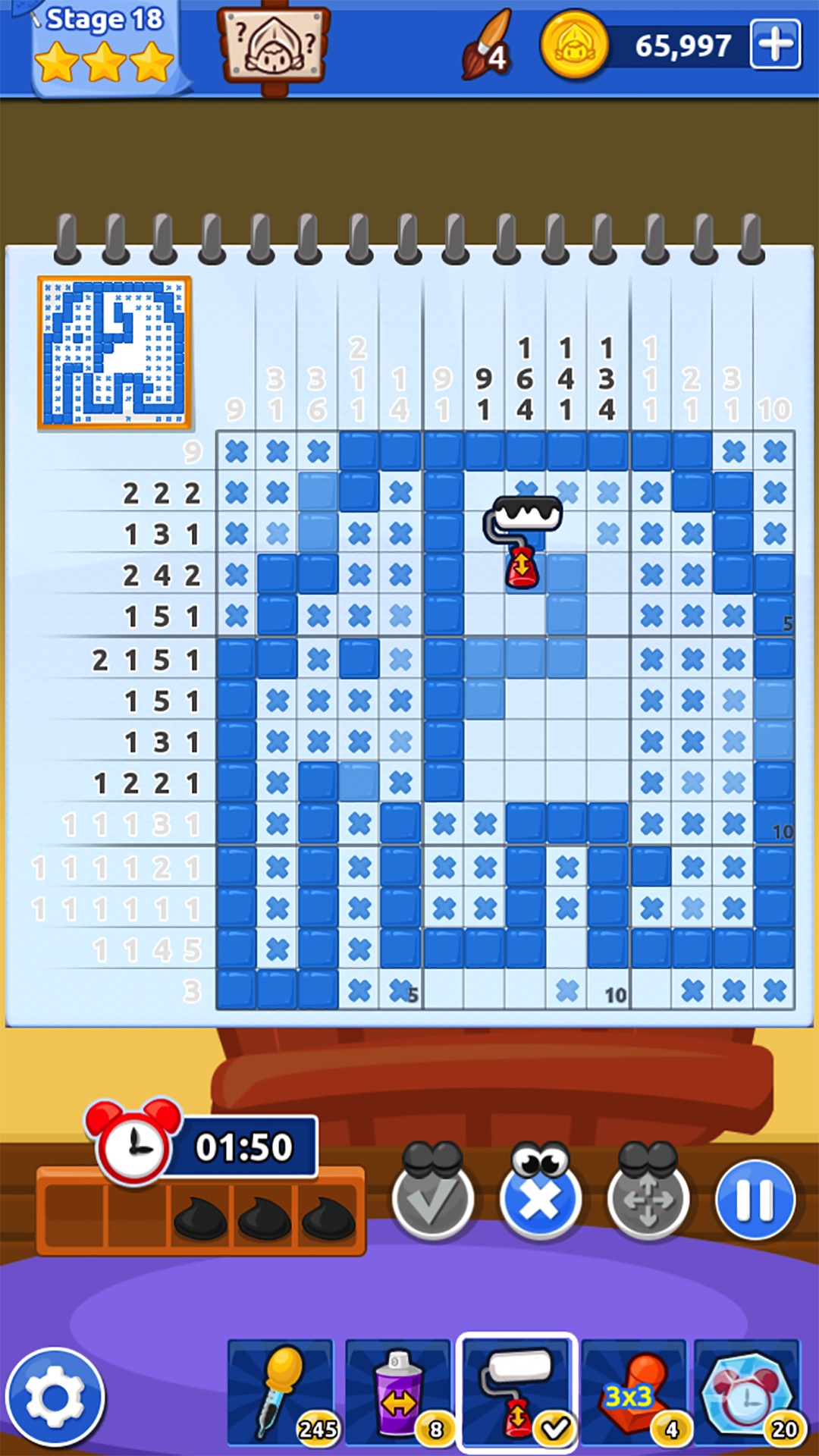 The Magic Brush - Picross, Nonograms Puzzle Free Game:Amazon.de:Appstore for Android