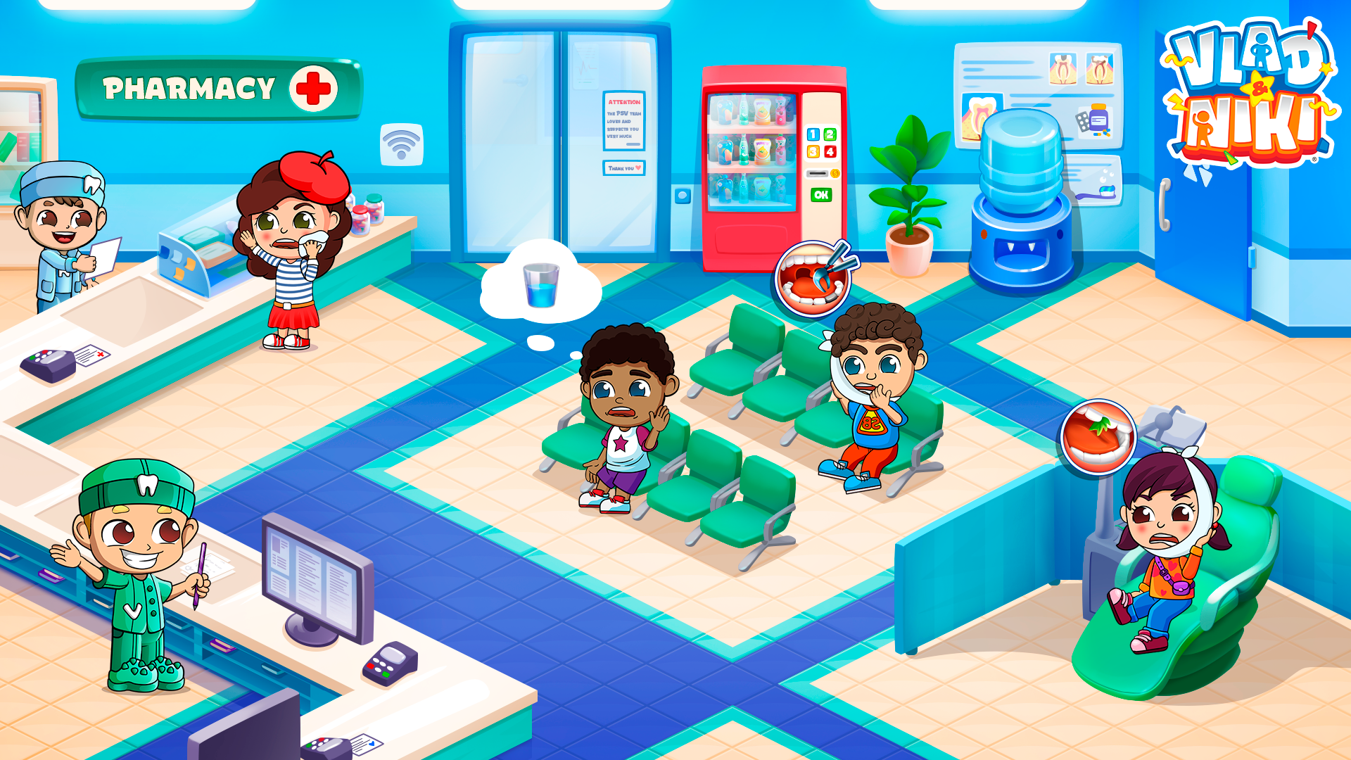 Vlad and Niki: Doctor Dentist. Game for kids teeth care in children's ...