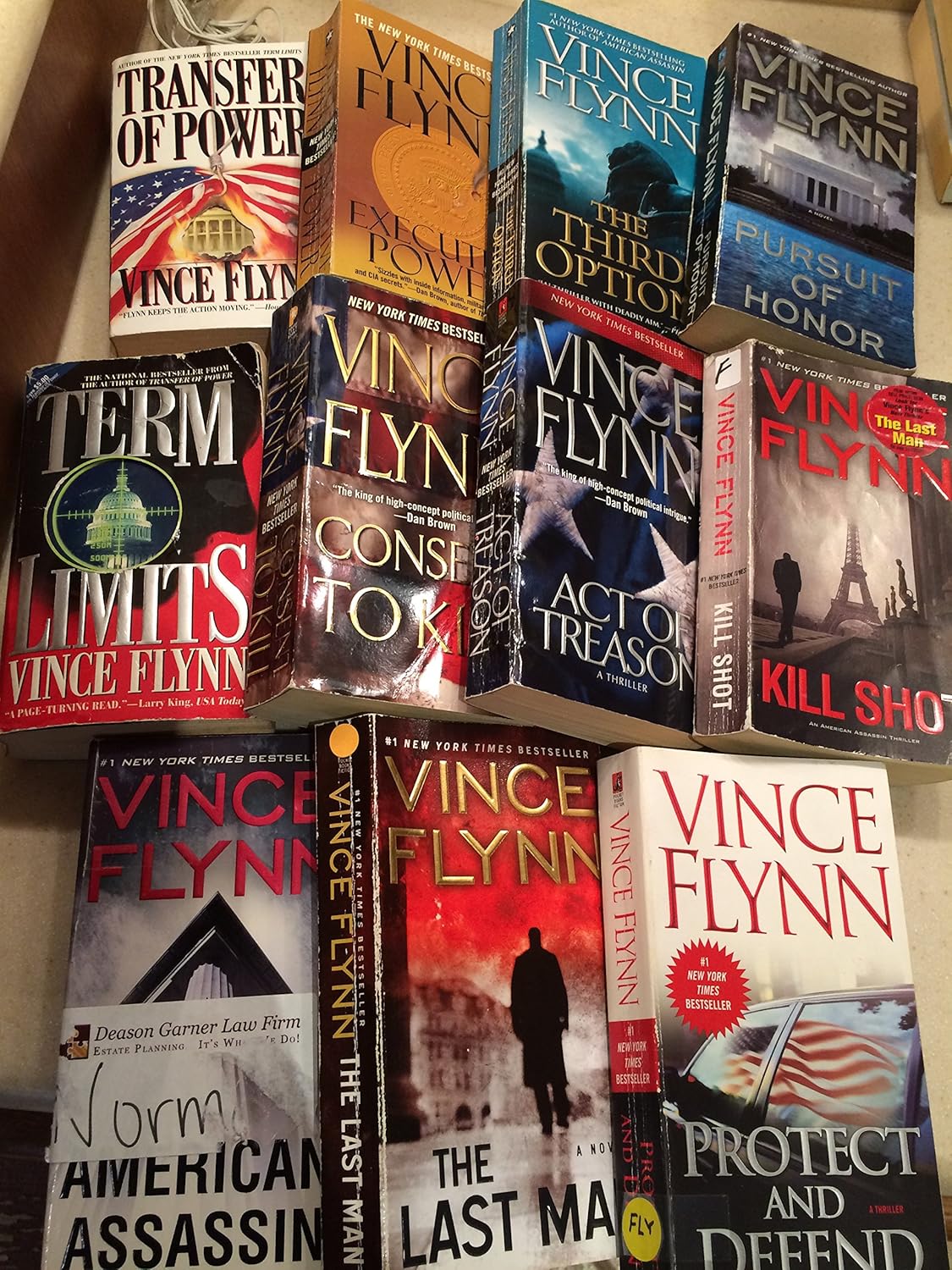 Vince Flynn Complete Mitch Rapp Series Set (Books: 1-12): Vince Flynn ...