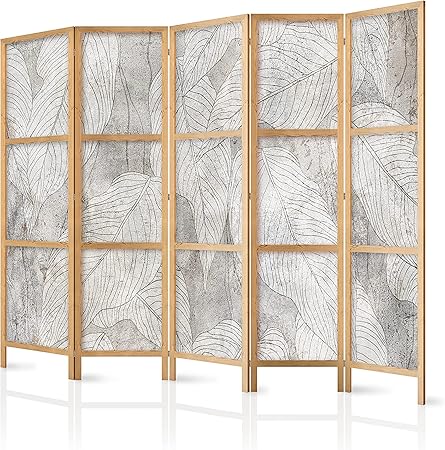 murando - Paravento da Interno 225x172 cm XXL Foglie Natura Abstrait 5 ...