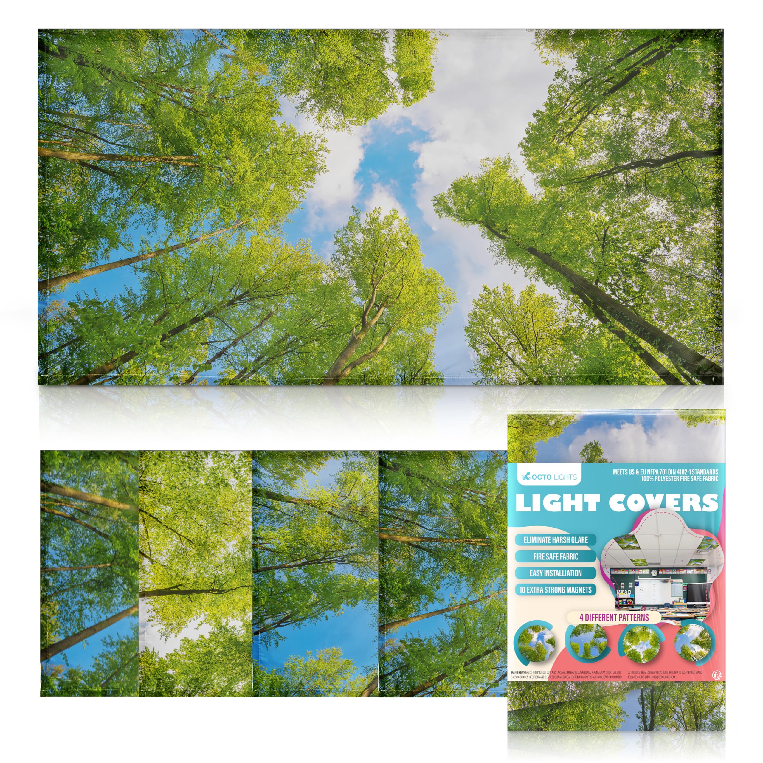 Magnetic Tree Cover for Fluorescent Or LED Fixture - Fluorescent Light ...