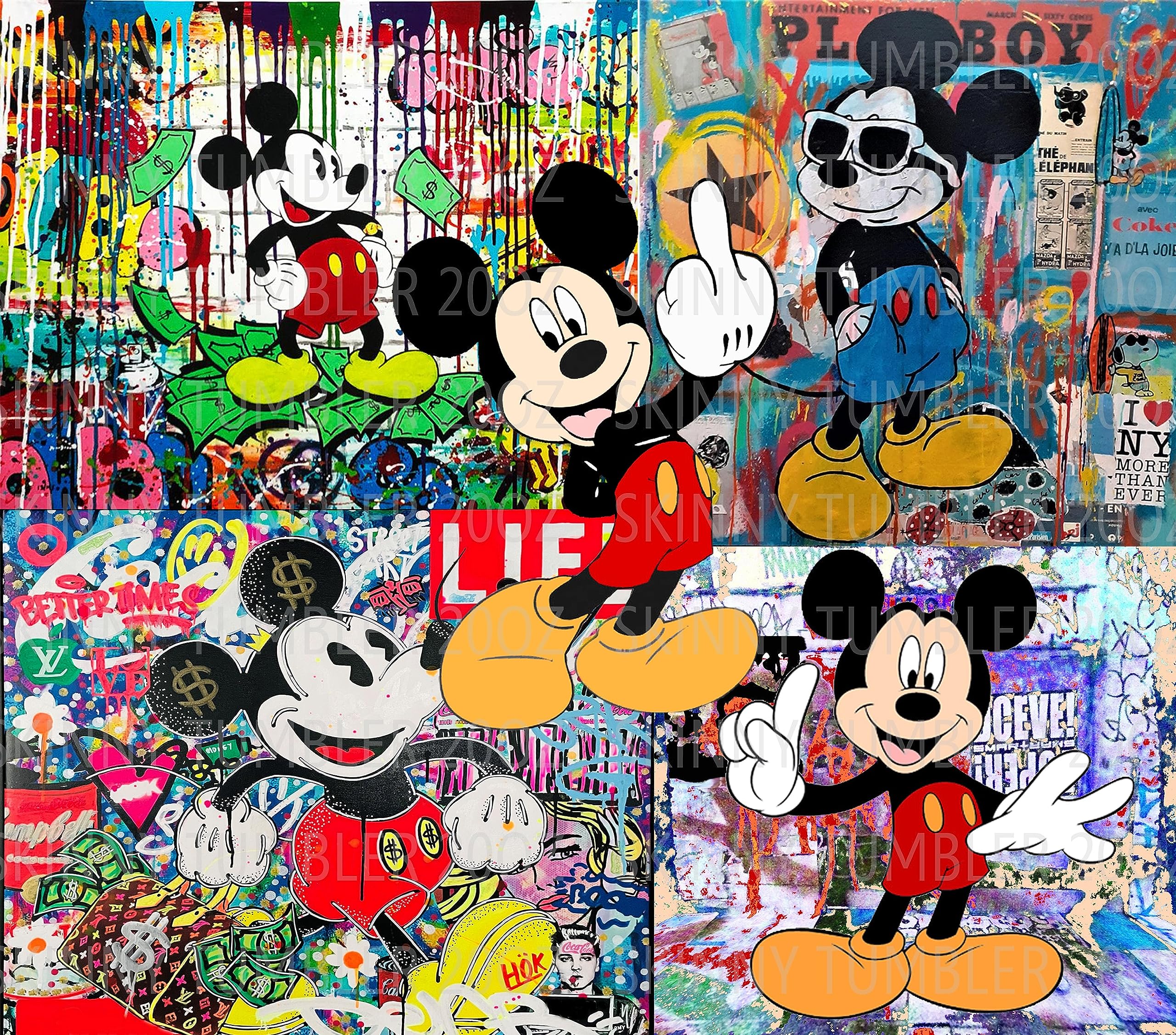 Mickey Disney Collage Wallpaper